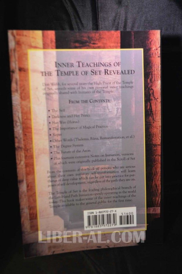 MYSTERIES OF THE TEMPLE OF SET (INNER TEACHINGS OF THE LEFT HAND PATH ...