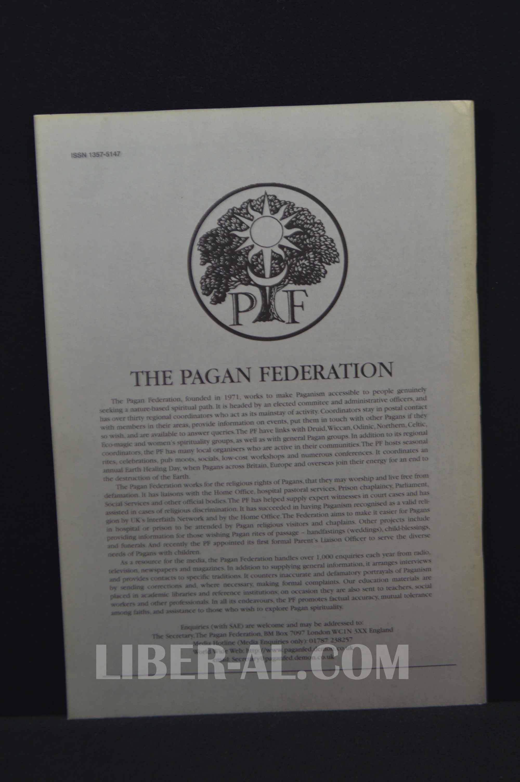 Pagan Dawn No. 125 Samhain (Winter) 1997 – Liber-AL.com